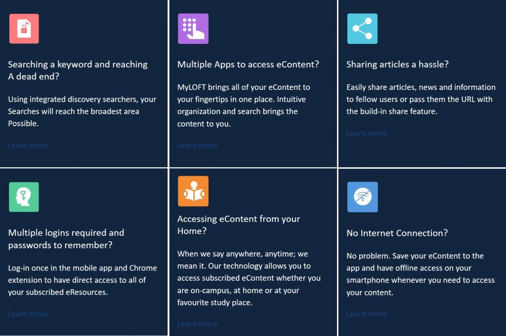 MyLOFT - infoHOST - The Leader in Electronic Resources