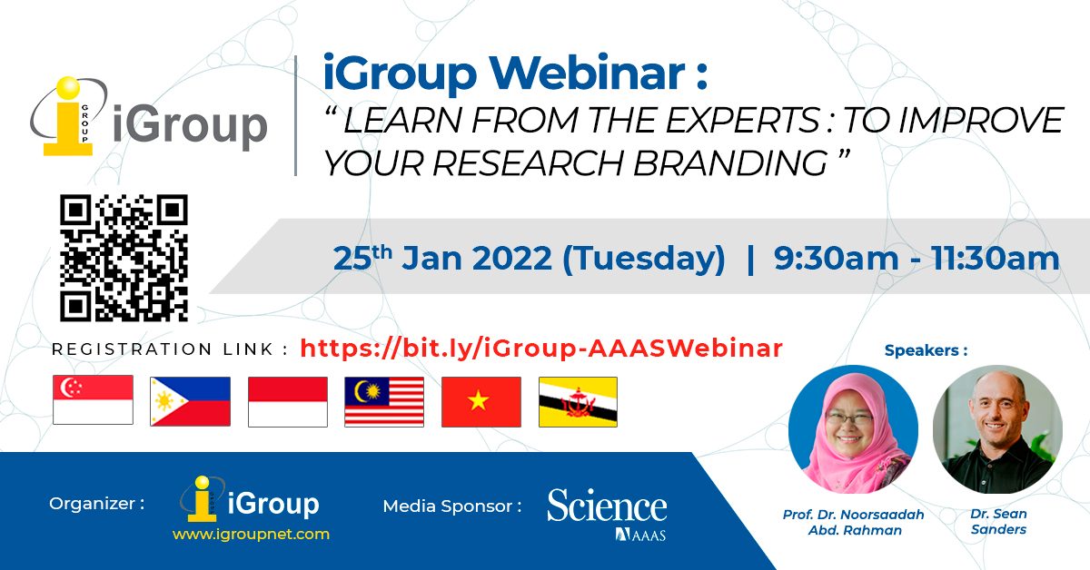 Webinar: Learn from the Experts: to Improve your Research Branding ...